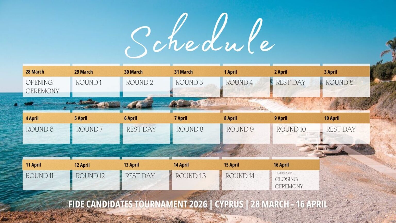 Mediterranean Stage Set for Chess History: The 2026 FIDE Candidates ...